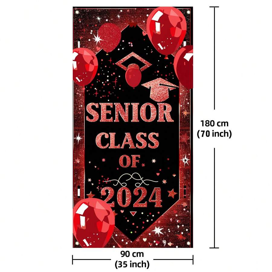 70*35 Inch Senior Class Of The 2024 Door Cover Banner Graduation Banner ...