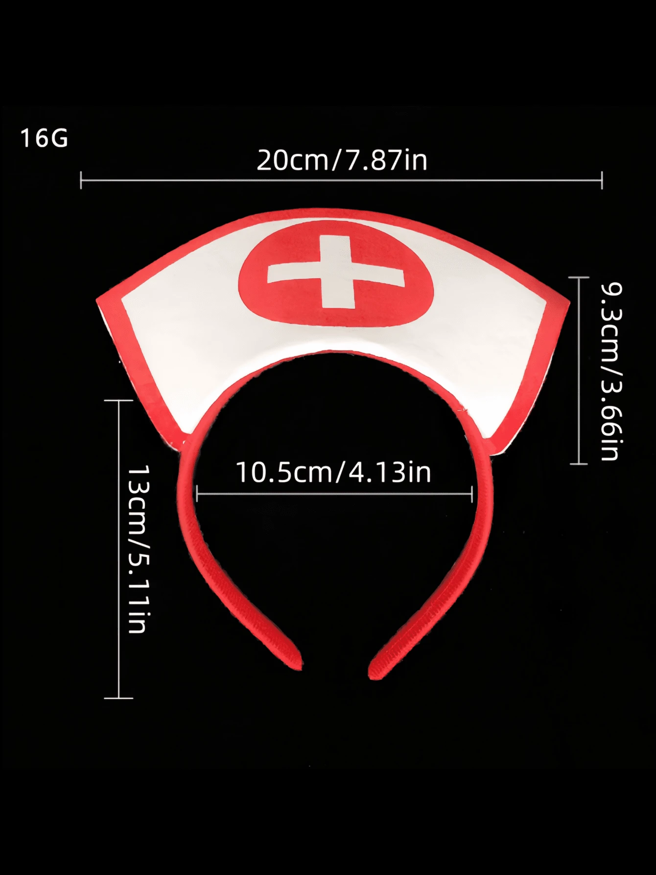 4pcs Nurse Cos Set Stethoscope Headband Leg Set Accessories Personal ...