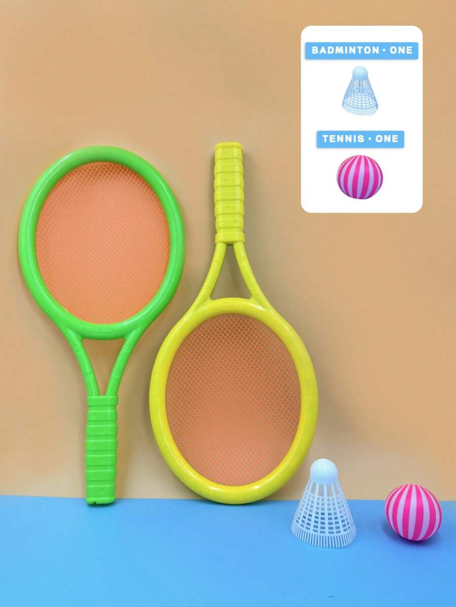 Four Pieces Children's Badminton Racket Set, Student Outdoor Sports ...