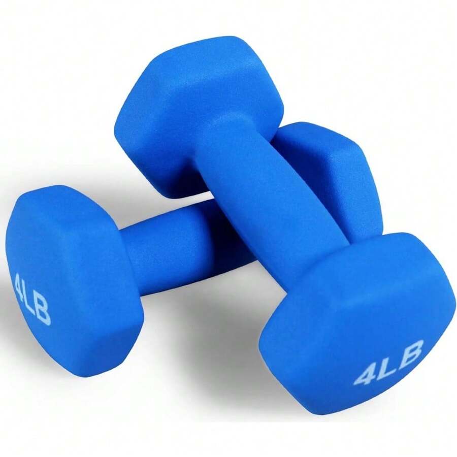 BALANCE FORM Signature Fitness Neoprene Dumbbell Hand Weights, Anti ...
