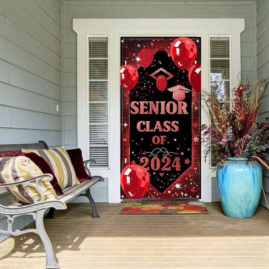70*35 Inch Senior Class Of The 2024 Door Cover Banner Graduation Banner ...