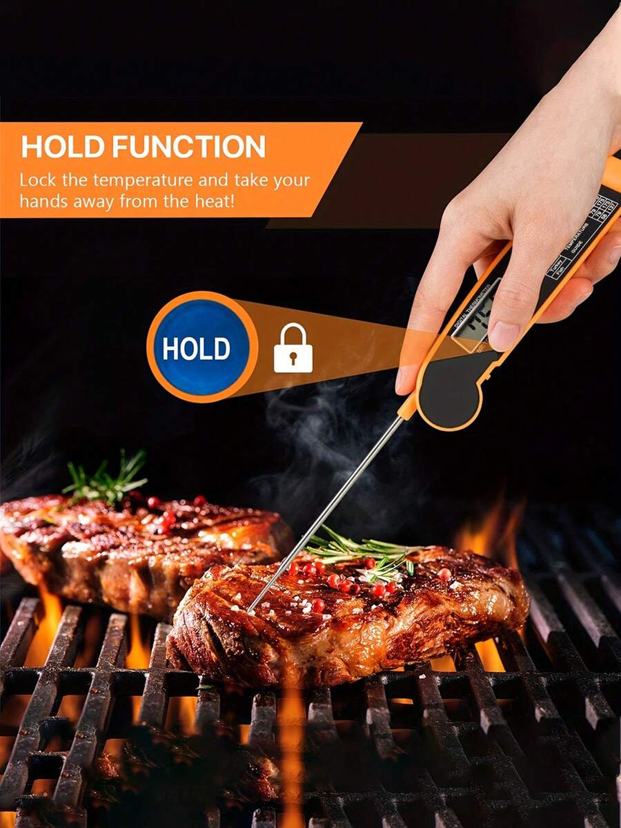 1pc Digital Thermometer, Accurate Digital Meat Thermometer For Kitchen ...