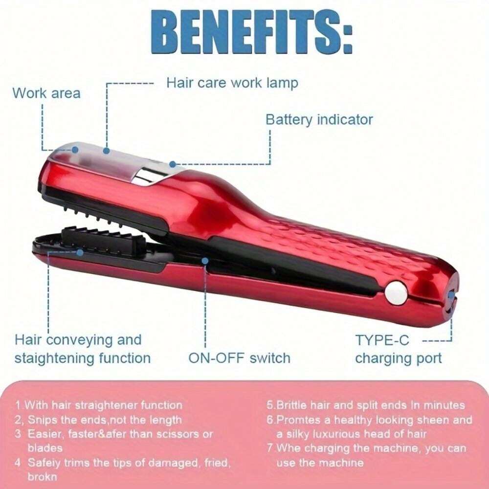 Automatic Hair Repair Split End Trimmer, For Dry, Split, Damaged And ...
