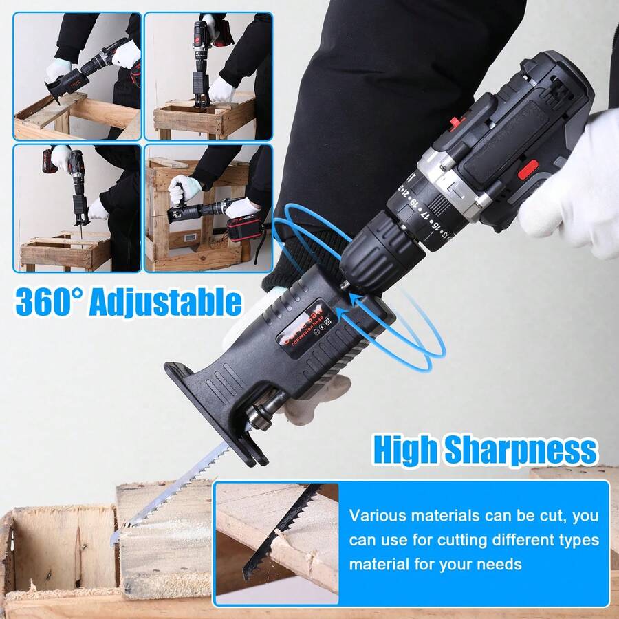 Portable 1PC Electric Drill Modified Electric Saw Reciprocating Saw ...