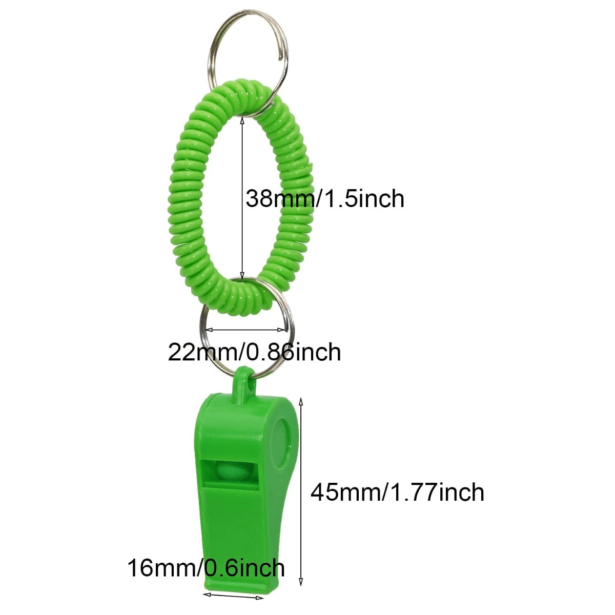 6 Pcs Sport Whistle With Bracelet 6pcs Loud Clear Plastic Whistles With ...