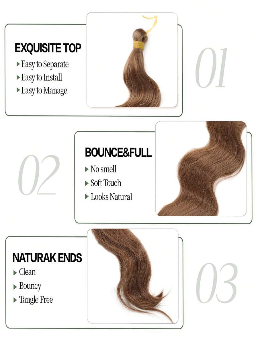 Body Wave Braiding Hair With 22 Inch Pre-Feathered Braiding Hair Wave ...