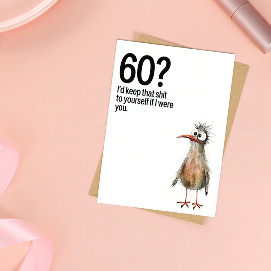 60th Birthday Card | Funny 60th Birthday Card | Surprise For Family's 60th Birthday | SHEIN USA