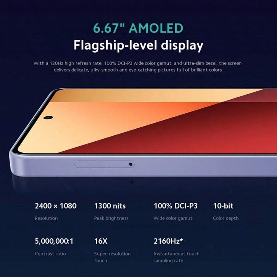 XIAOMI Mi Redmi Note 13 Pro Global Version Smartphone NFC 200MP OIS ...