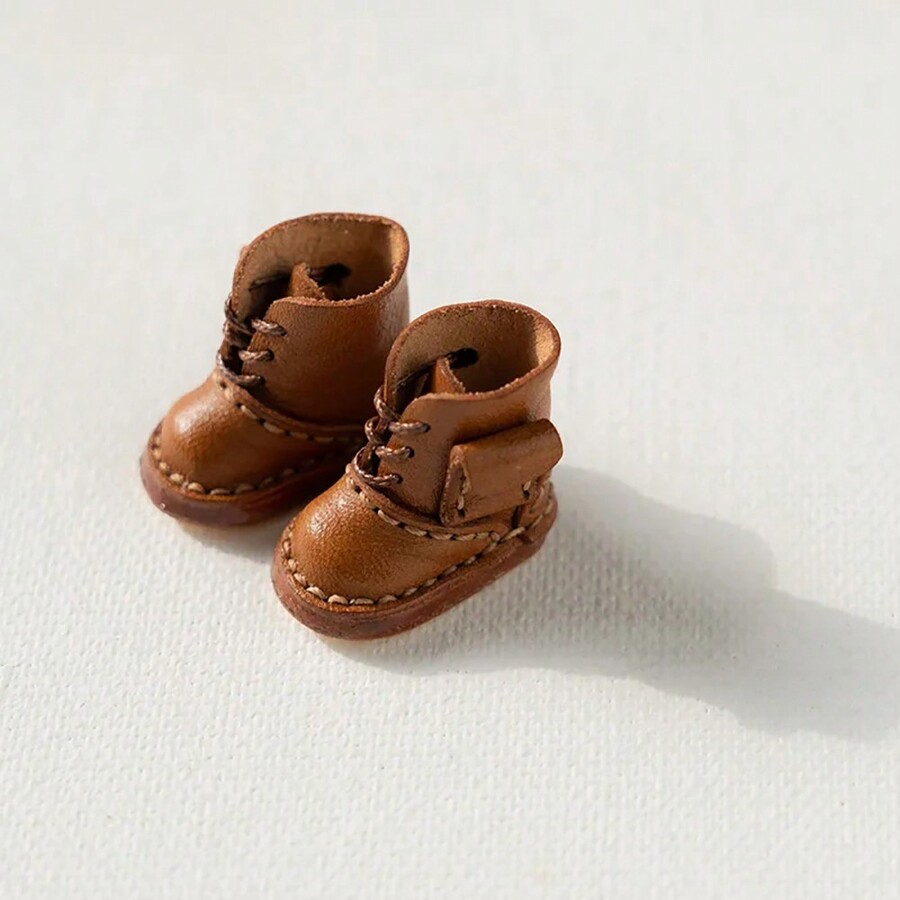 New Blyth Shoes Flat Cowhide High Boots For Ob22 24 Ymy Licca Azones Ob24 Doll Accessories Mini ...