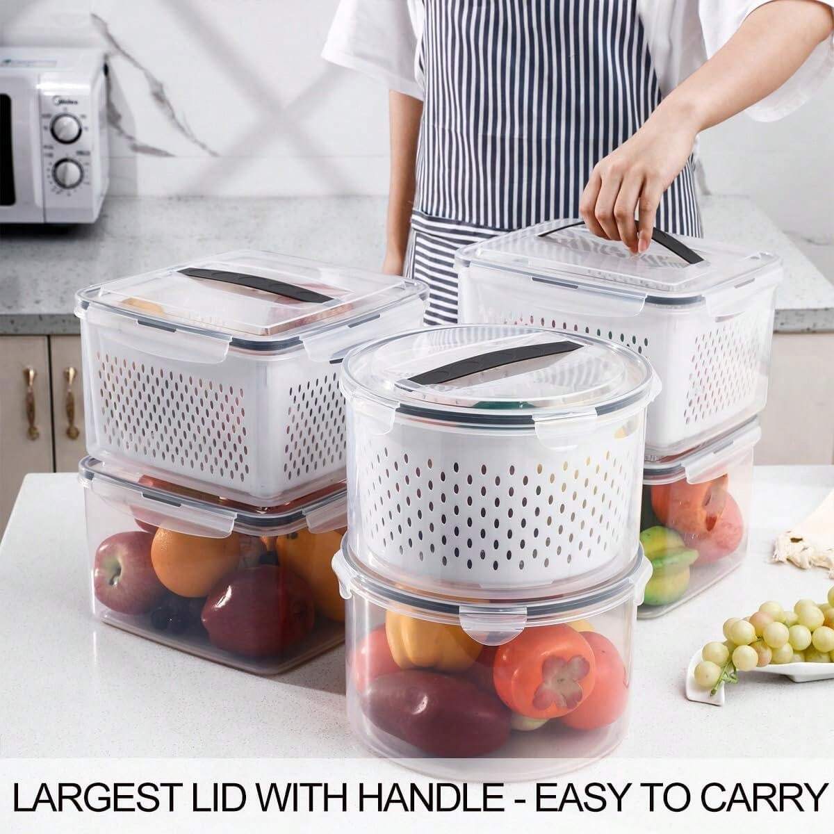 Refrigerator Fruit Storage Container Refrigerator Circular Product ...