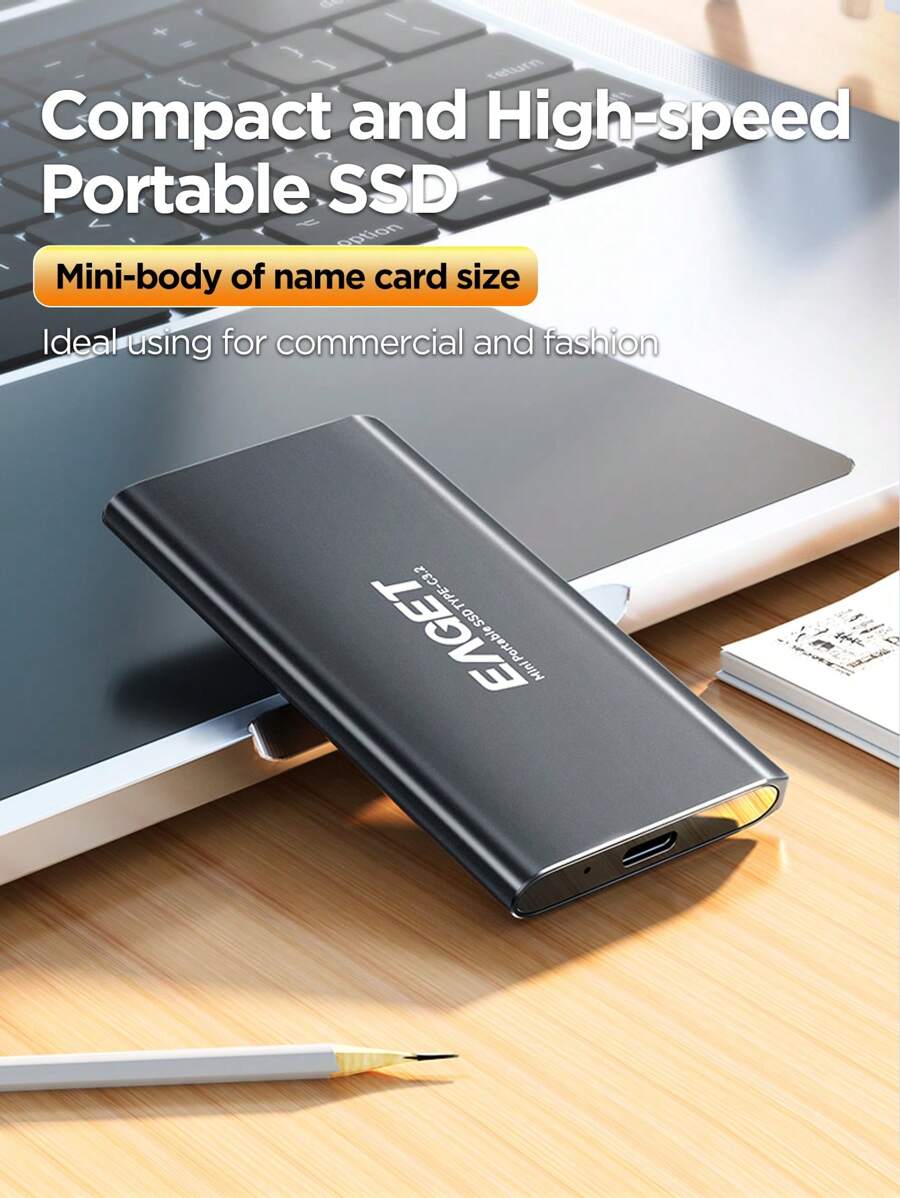 External SSD 1TB USB 3.2 Gen 2 Portable Solid State Drive 512GB 4TB ...