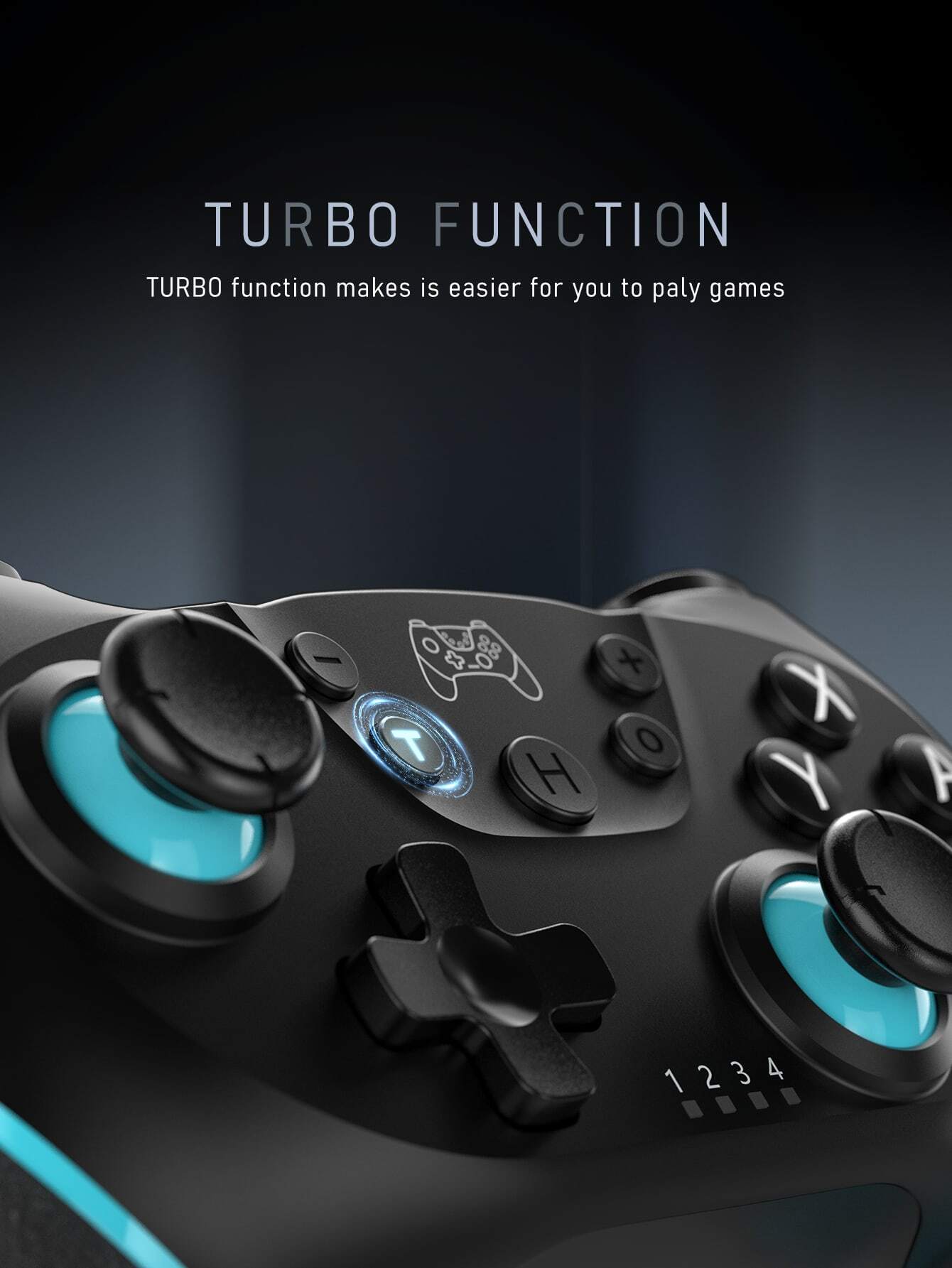 Wireless Gamepad For Switch With Compatibility For PC And Android Phones, Featuring Six-Axis ...