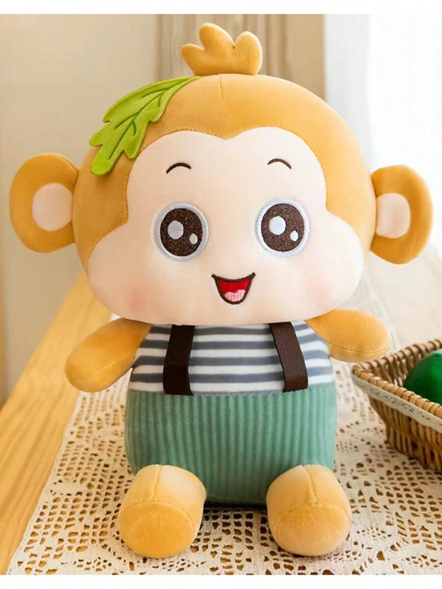 Plush Toy Monkey Cartoon Comforting Pillow Cute Doll For Cross-Border ...