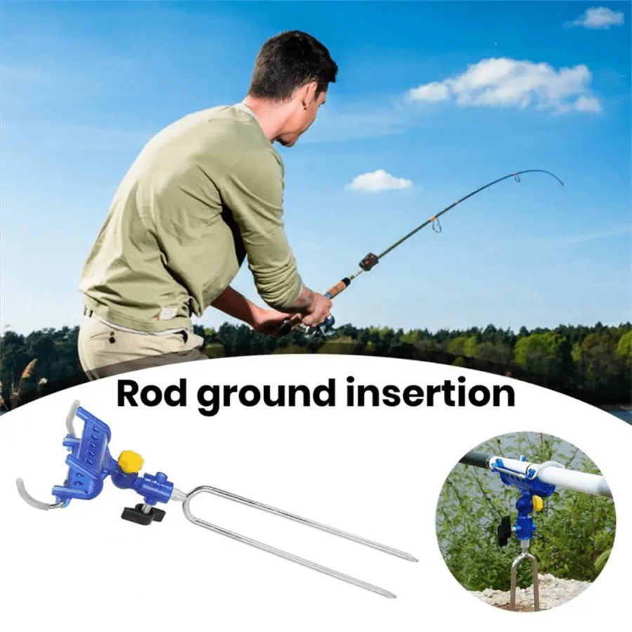 Outdoor Fishing Self-Locking Cannon Sea Rod Holder, Ground Plug Bracket ...