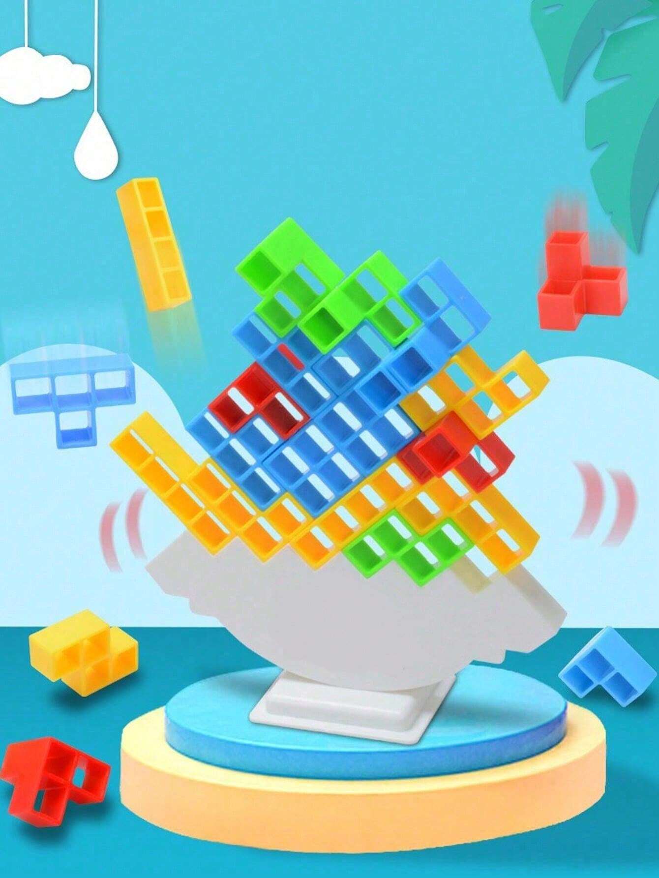 16pcs Balance Game Swing Stack Blocks Toy,Party Double Interaction Toys ...