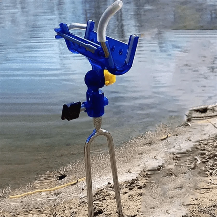 Outdoor Fishing Pole Holder Self-Locking Artillery Rod Rest For Sea Rod ...