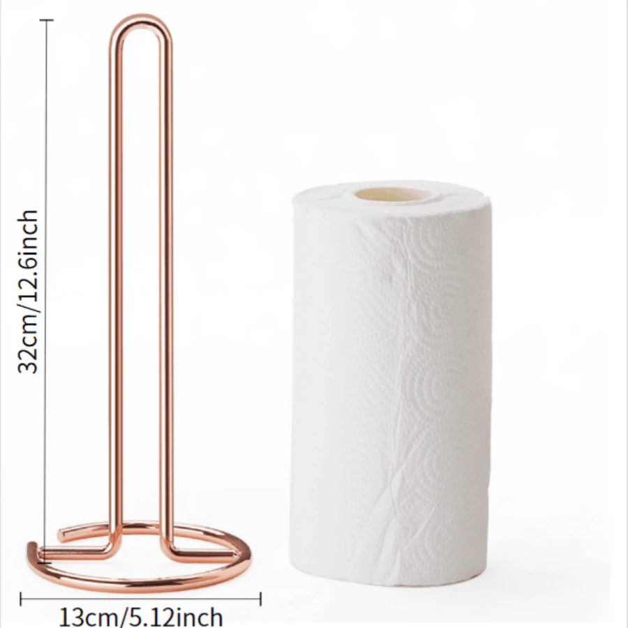 Metal Wrought Iron Kitchen Vertical Paper Towel Holder Dining Table ...