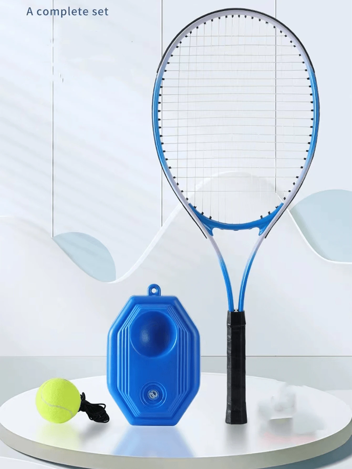 Single Person Tennis Training Device With Rebound Stand-Base, Tennis ...