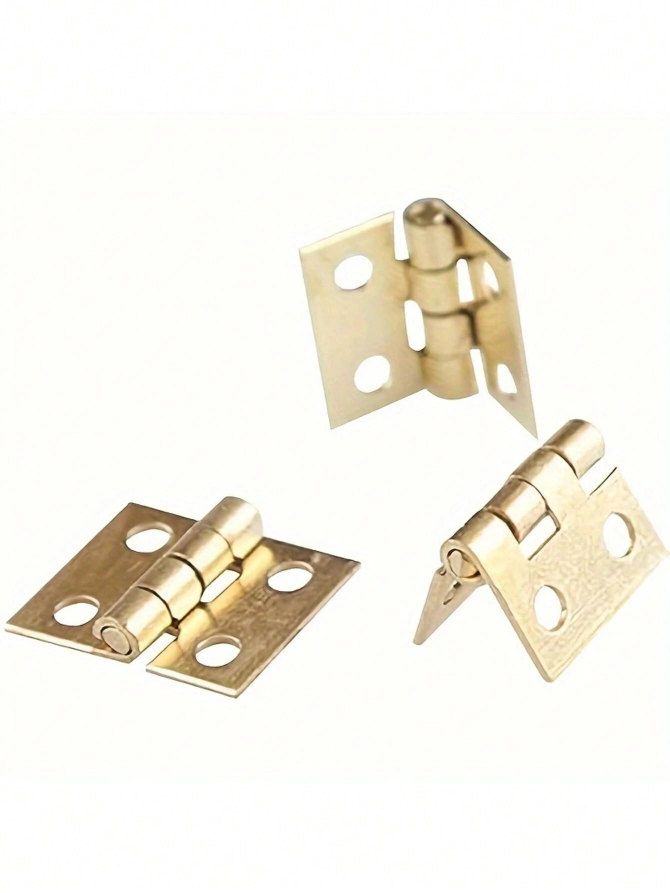 30/50pcs 2cm Mini Silver Hinge With Nail DIY Handicraft Accessory For ...