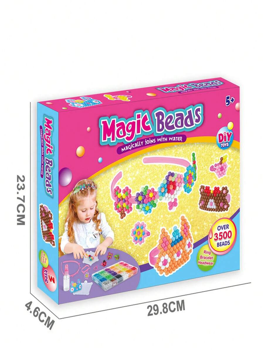 Water Mist Beads (24 Colors) / Non-Iron Fuse Bead Magic Kit - DIY Art ...