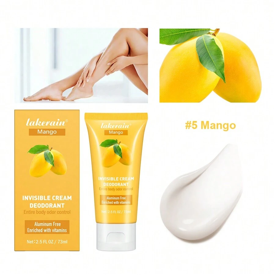Mango Flavored Women's Deodorant. Leaves No Residue After Application ...