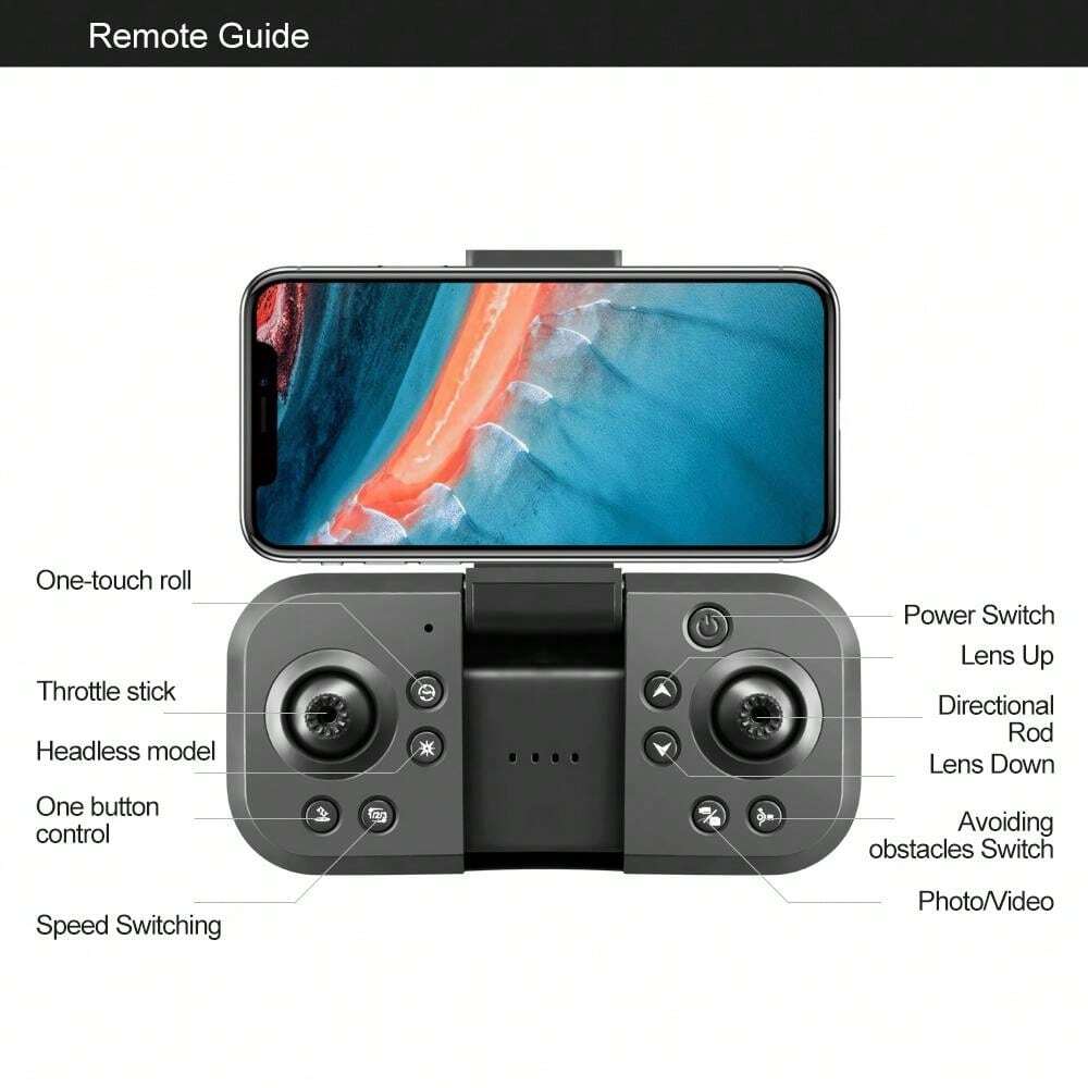 S2S Drone With Dual Camera, Foldable Remote Control Quadcopter With ...