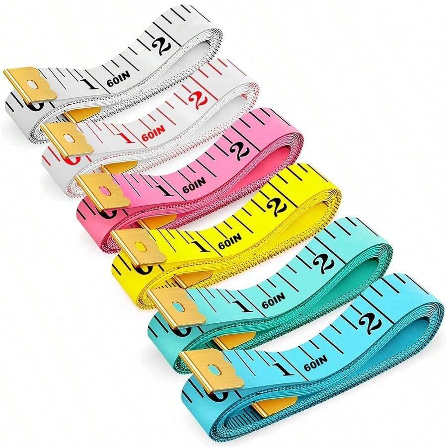 2/5/10 Pieces Colorful 150cm/60in Ruler For Body Proportions Small ...
