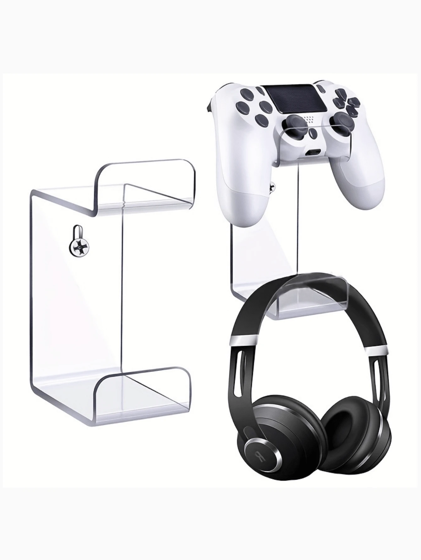 Wall Mounted Display Stand For PS5/PS4/XBOX Game Controllers/Headsets ...