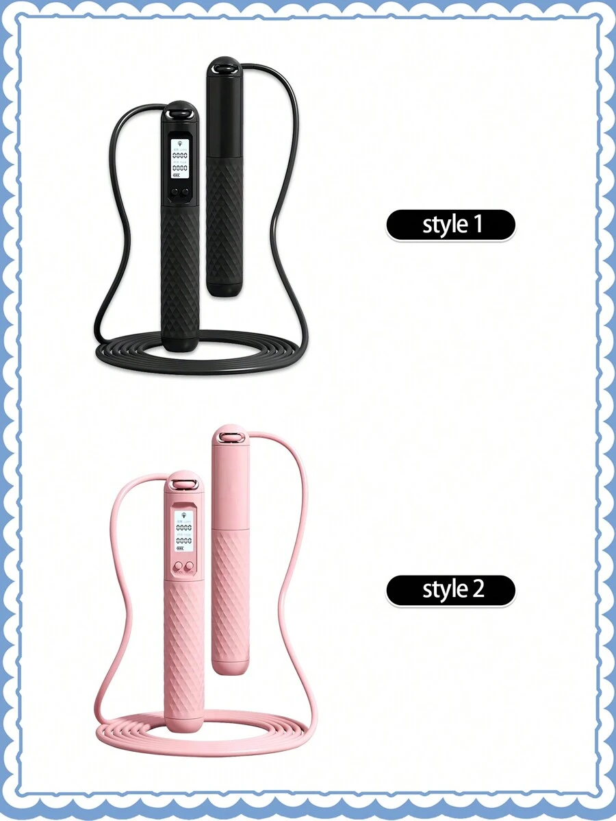 1pc Cordless Jump Rope With Counter, Steel Wire Rope For Speed And ...