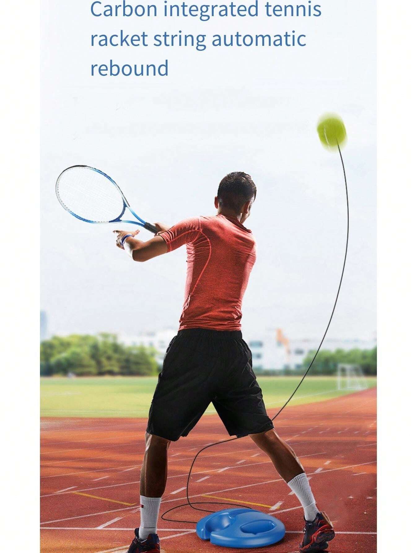 Single Person Tennis Training Device With Rebound Stand-Base, Tennis ...