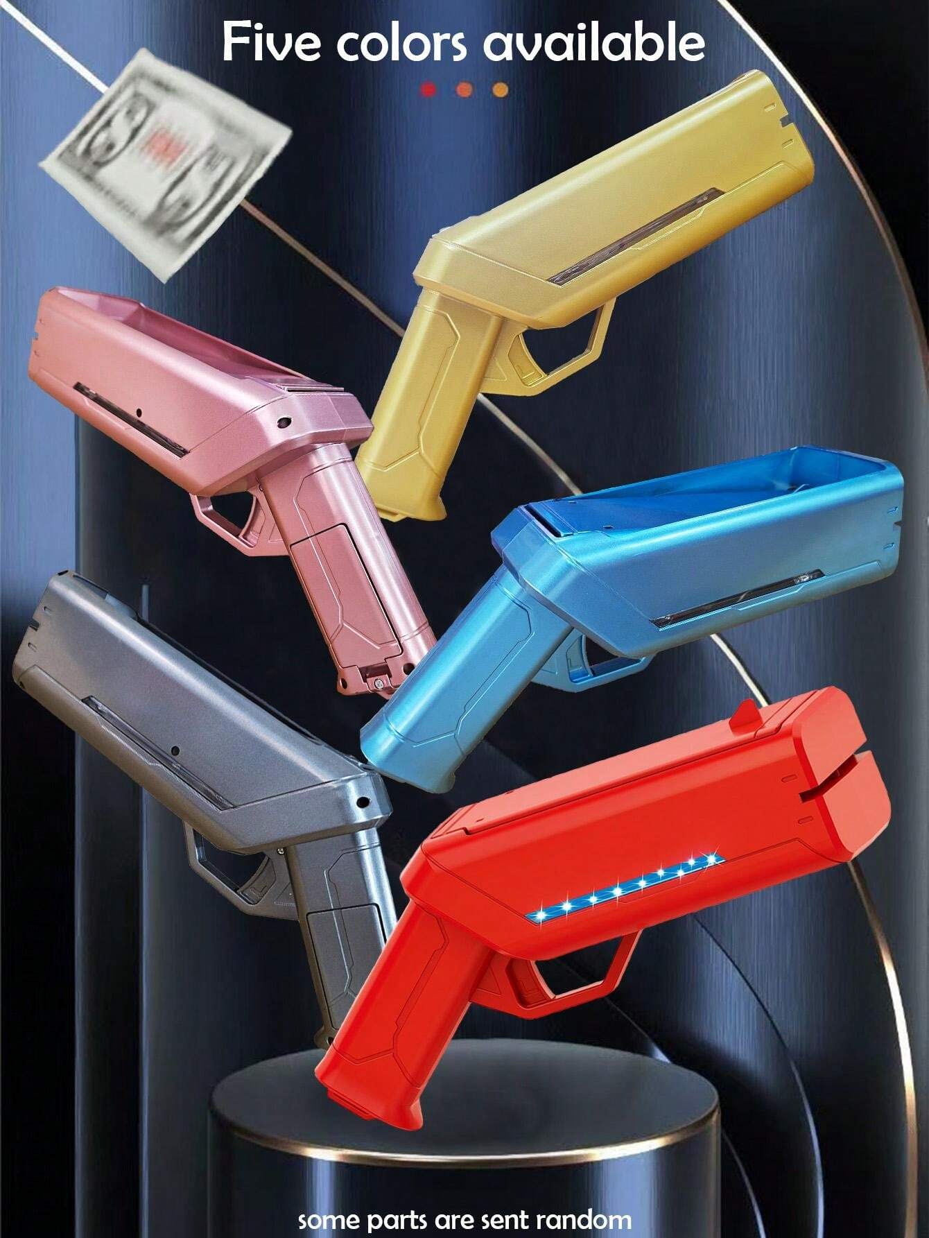 Fun And Creative Money Shooting Gun Toy With Unique Design | SHEIN UK