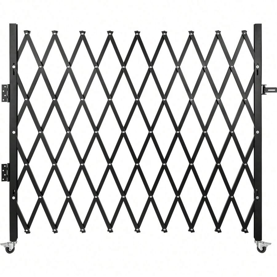 Vevor VEVOR Single Folding Security Gate, 7\' H X 6-1/2\' W Folding ...