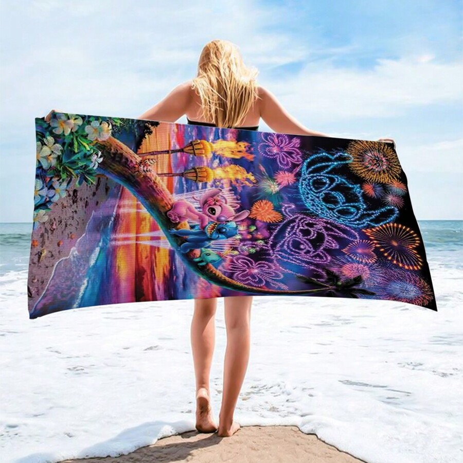 1 Piece Beach Towel, Microfiber Beach Towel, Extra Large Beach Towel ...