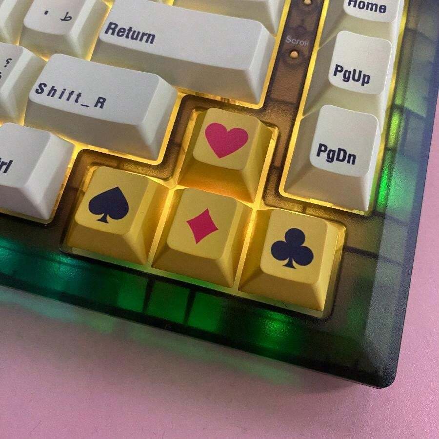4 Keys Five Sided Custom Keycap Set Cherry Gateron Mx Switches Pbt Custom Keycap Set Dye