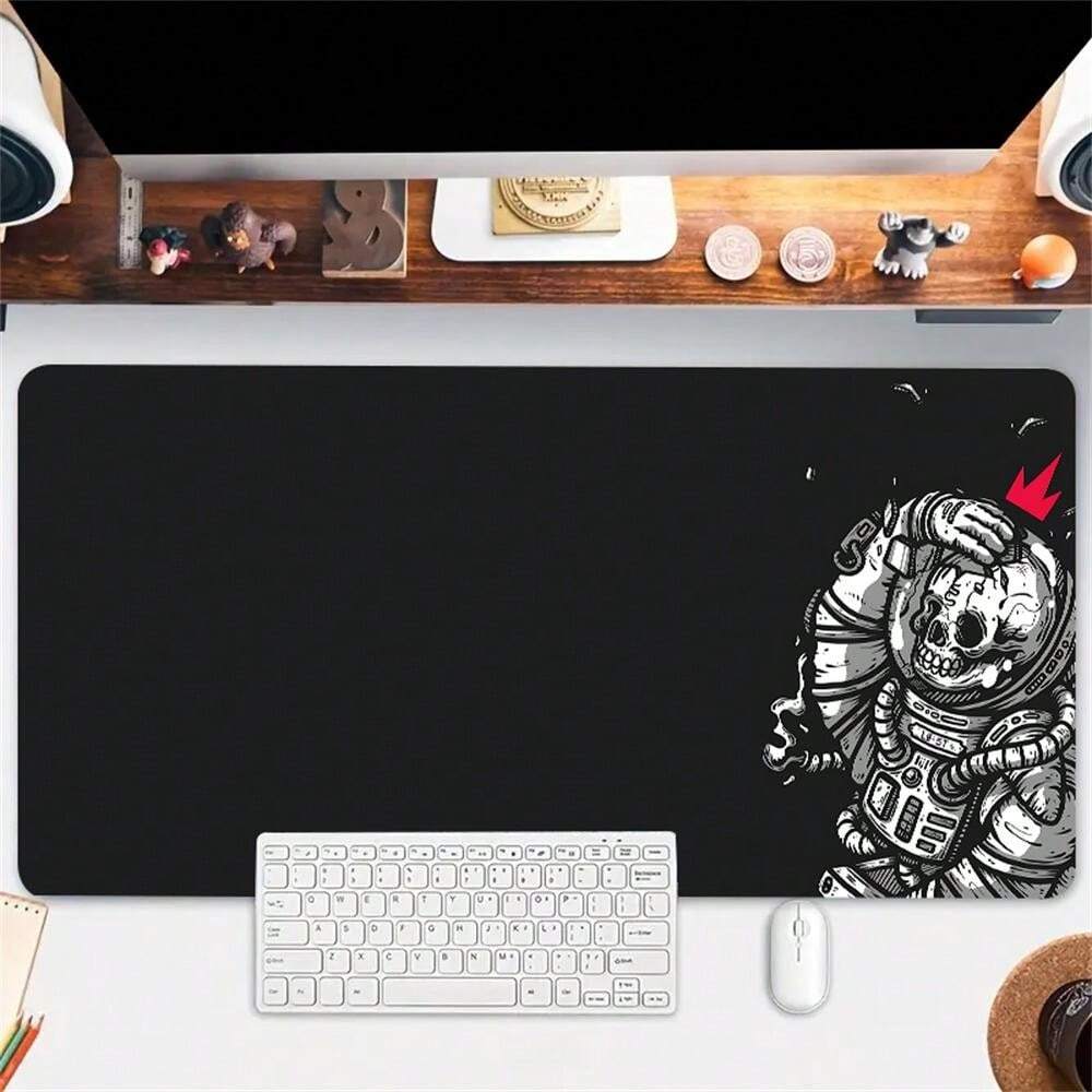 1pc Anime Skeleton Gaming Large Mouse Pad 35.4 X 15.7 Inches Black Desk ...