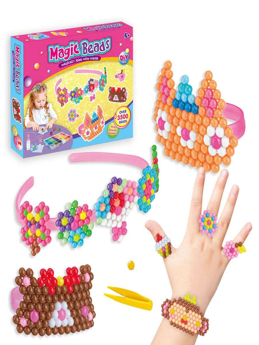 Water Mist Beads (24 Colors) / Non-Iron Fuse Bead Magic Kit - DIY Art ...