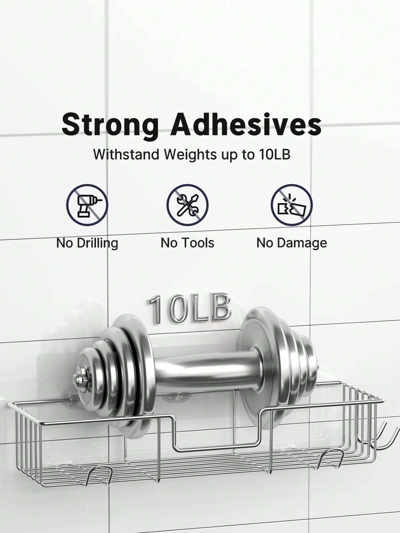 Bathroom Wall-Mounted Rectangular Wash Basin Storage Rack Without ...