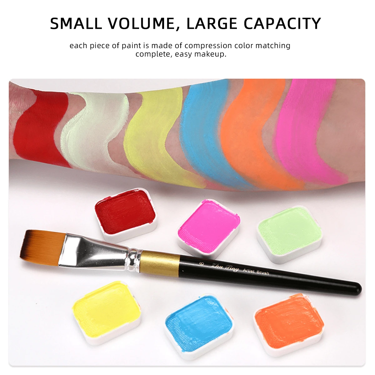 Water-Soluble Paint Set With Stencils, And Quick-Drying, For Drama And ...