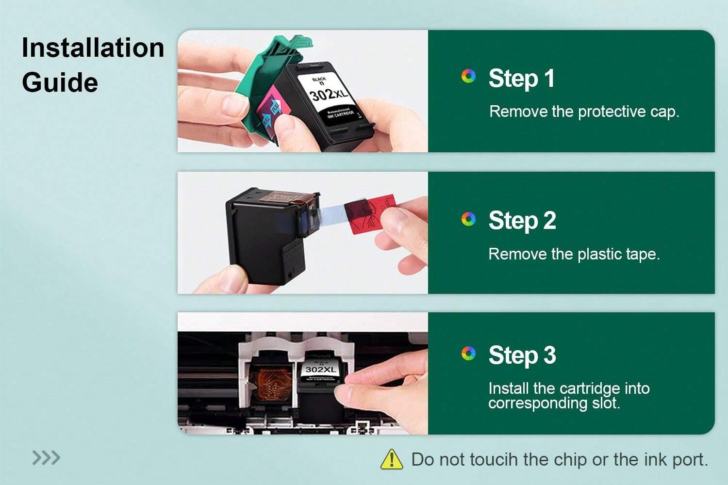 Lulu Ink 302XL regenerowane wkłady atramentowe do HP 302 302XL do ...