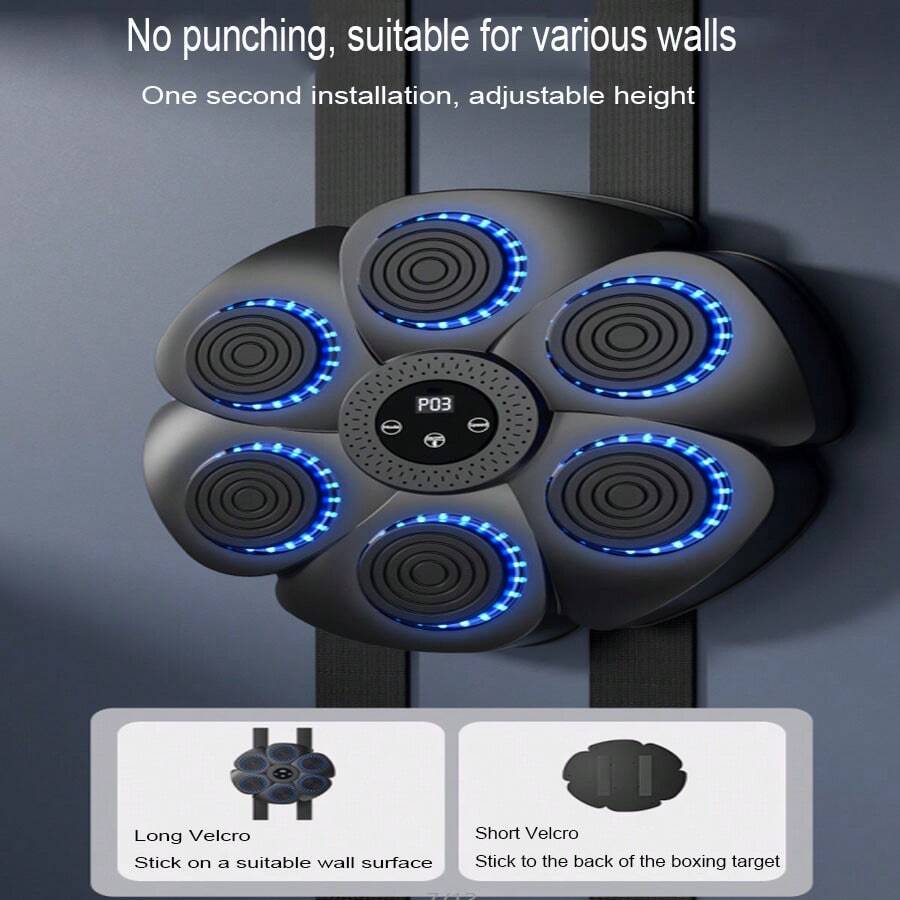 1pc Smart Music Boxing Machine Electronic Bluetooth Intelligent Boxing ...