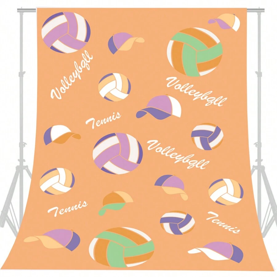 Volleyball Sports Meet Cloth Banner, Volleyball Game Event Background ...
