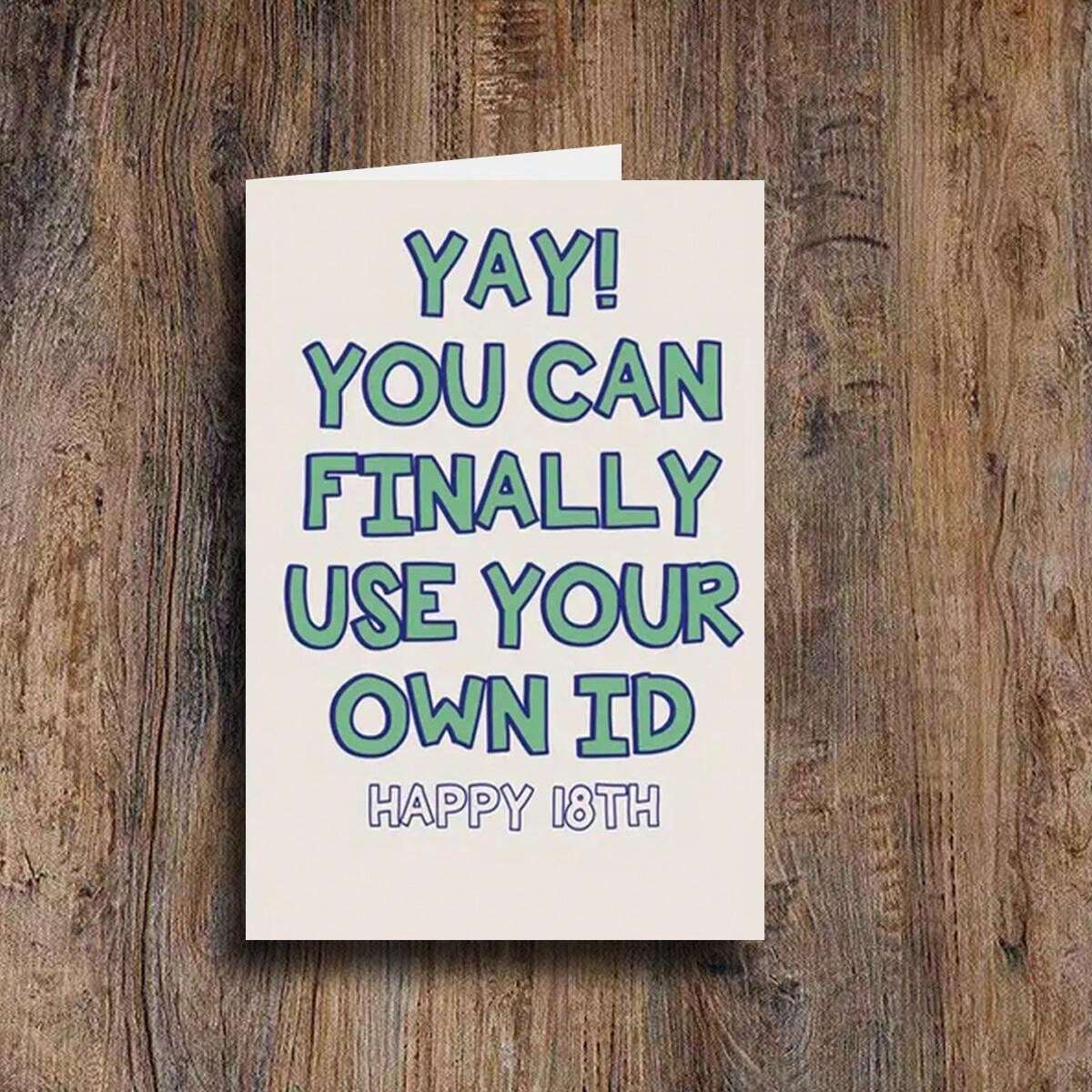 1pc Naughty Birthday Greeting Card, Alternative Humorous Hug & Miss You ...