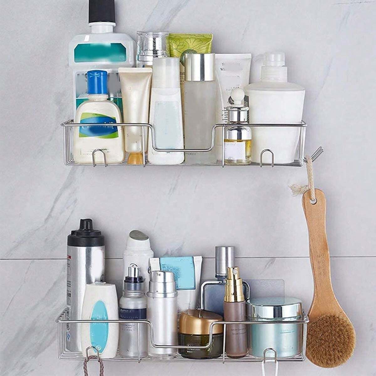 Bathroom Wall-Mounted Rectangular Wash Basin Storage Rack Without ...