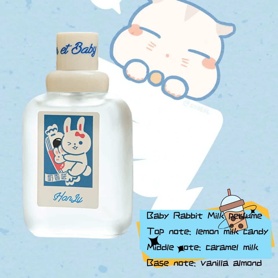 50ML Baby Rabbit Milk Perfume Long Lasting Fragrant Milk Rabbit Full Of ...