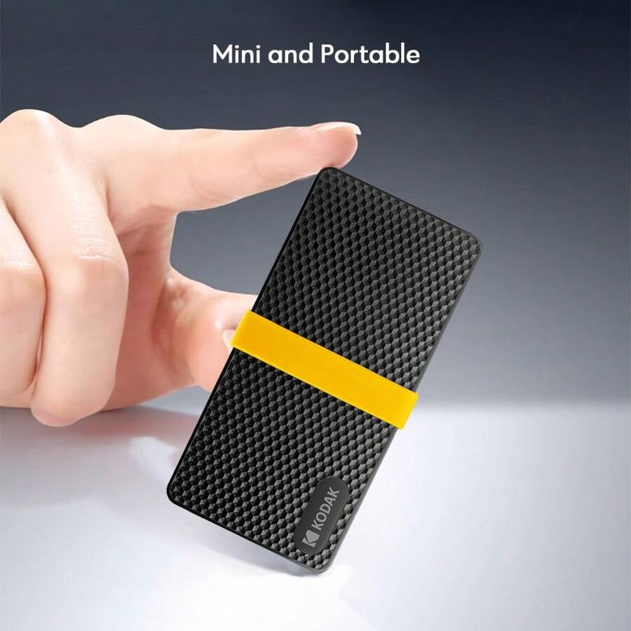 KODAK Portable SSD 1TB Type-C External Solid State Drive 2TB USB 3.1 ...