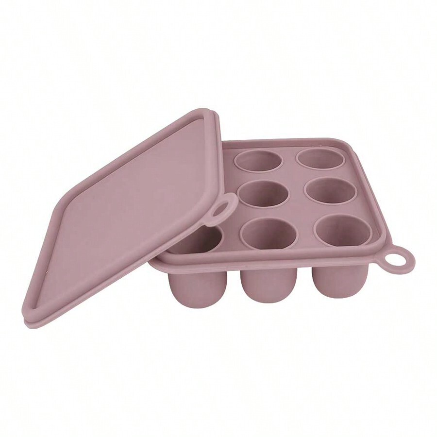 Silicone Baby Food Supplement Mold With Lid, Silicone Puree Freezing ...