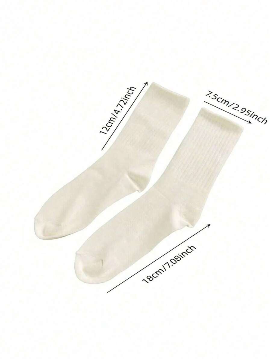 Wedding Decoration 1 Pair Women's White Mid Length Socks Bride To Be ...