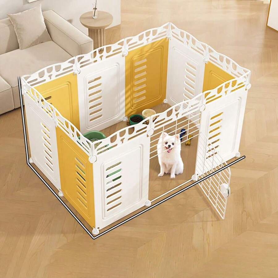 Indoor Dog Fence Small Dog Cage For Corgi/Teddy With High Fence ...