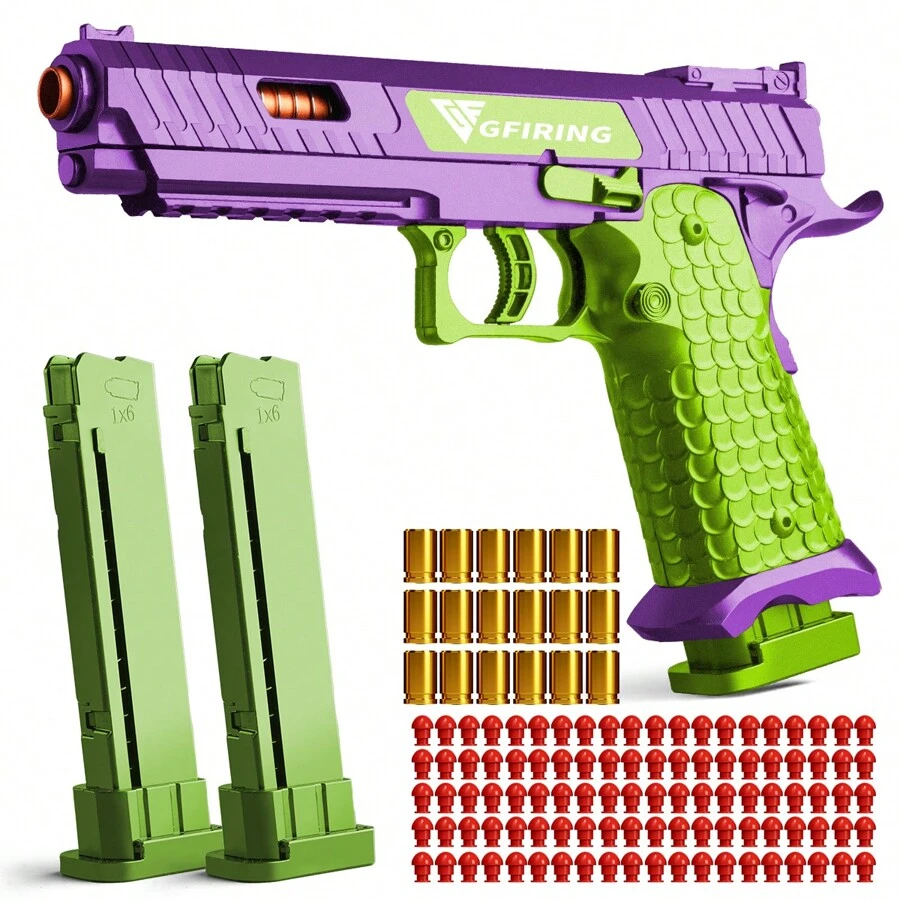 Realistic Toy Guns, Soft Bullet Toy Gun Pistol, Toy Gun With Ejecting ...