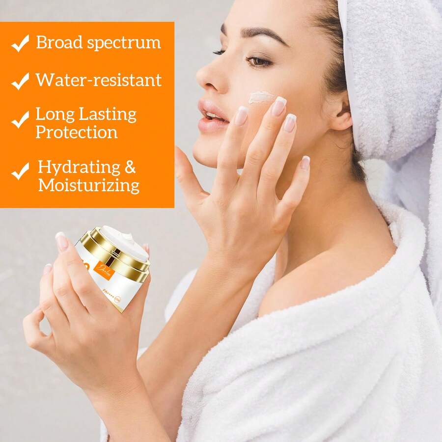 Face Sunscreen SPF 50, Oil Free Sunscreen For Face, Water Resistant SPF ...